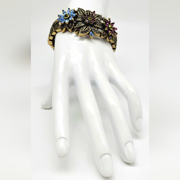 Heidi Daus | Jewelry | Heidi Daus Multicolor Swarovski Crystal Flower ...